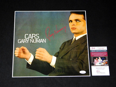 GARY NUMAN SIGNED CARS 12X12 ALBUM COVER PHOTO JSA!!! | eBay