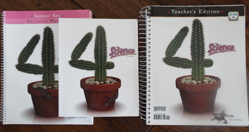BJU Science 4 Third Teacher Edition w/ CD Textbook Activity Manual ...