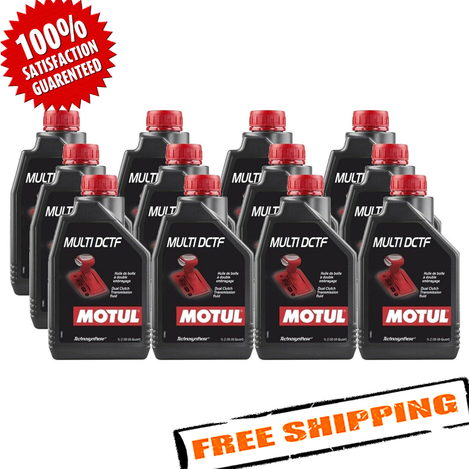 Motul 109464 Multi DCTF Dual Clutch Transmission Fluid 1L - Set of 12 ...