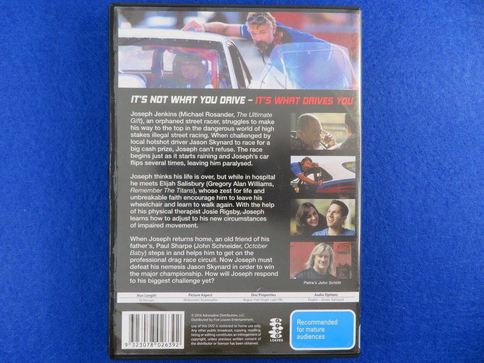 Adrenaline - John Schneider - DVD - Region 0 - Fast Postage !! | eBay