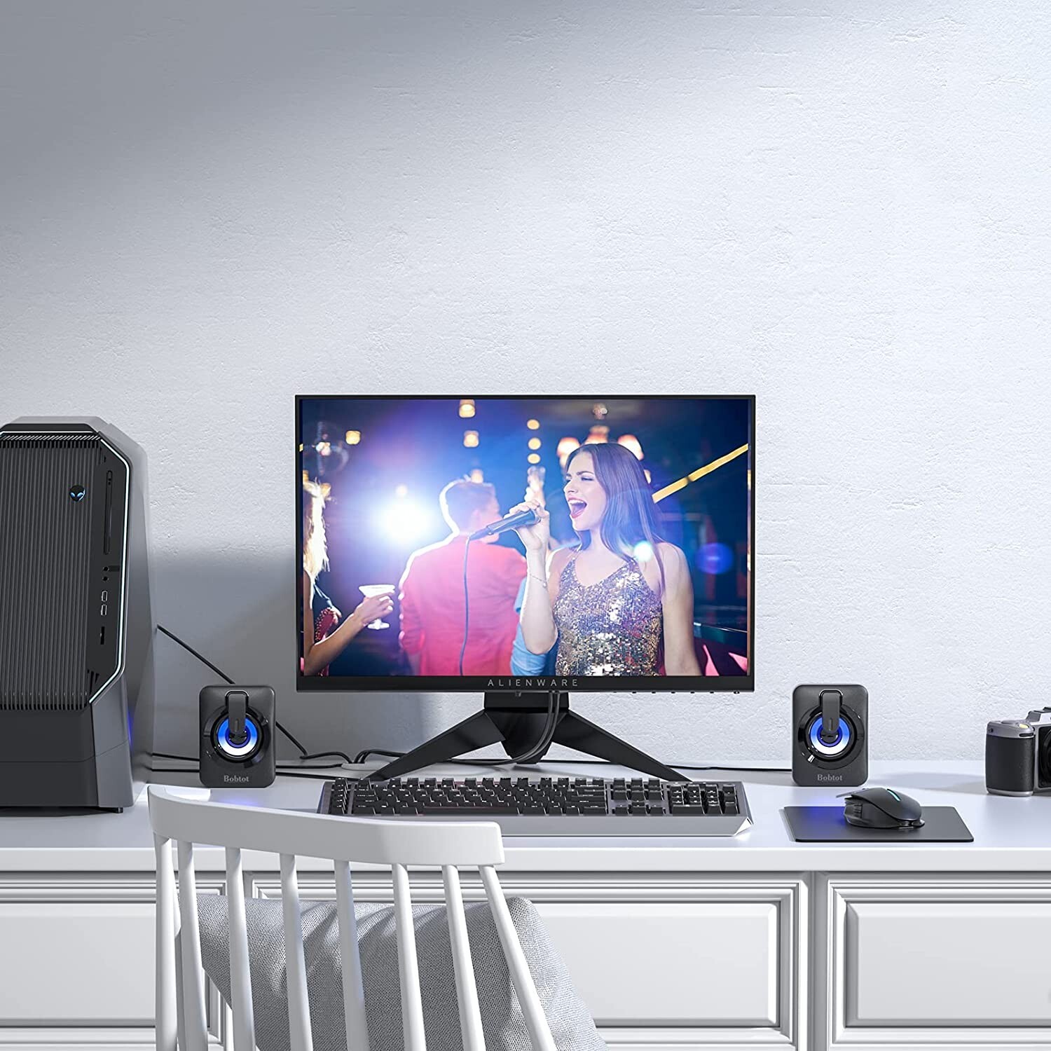 Computer Speaker USB Powered Bluetooth Desk Subwoofer Game Speakers ...