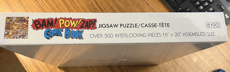 Bam Pow Zap Comic Book jigsaw puzzle over 500pc NEW in shrinkwrap! | eBay