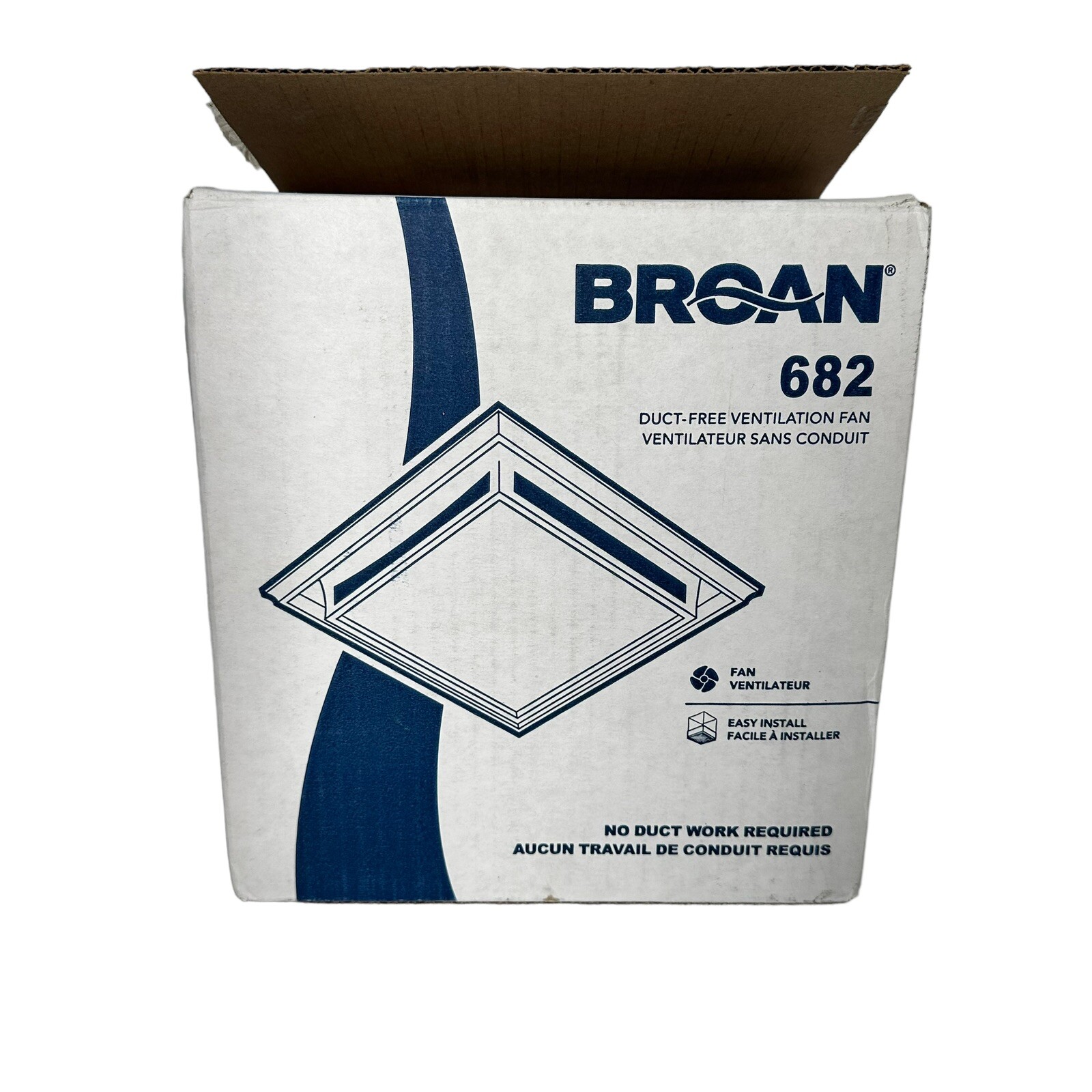 Broan 682 White Non-Ducted Ceiling Or Wall Mounted Bath Fan | eBay