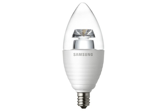 Samsung 5.2 Watt E12 2700k Clear White LED Light Bulb Si-a8w051180us ...
