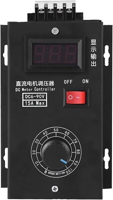 Universal 6V - 90V PWM DC 90v dc motor speed controller speed ...