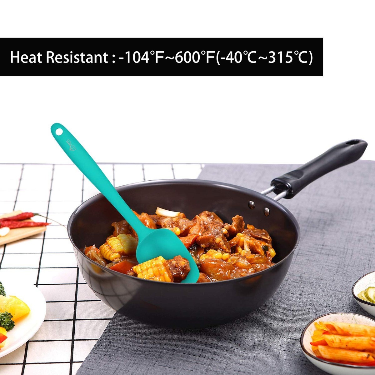 Johnson Pumps 02204-00 HOTEC 4-Piece Silicone Spatula Set - Heat ...