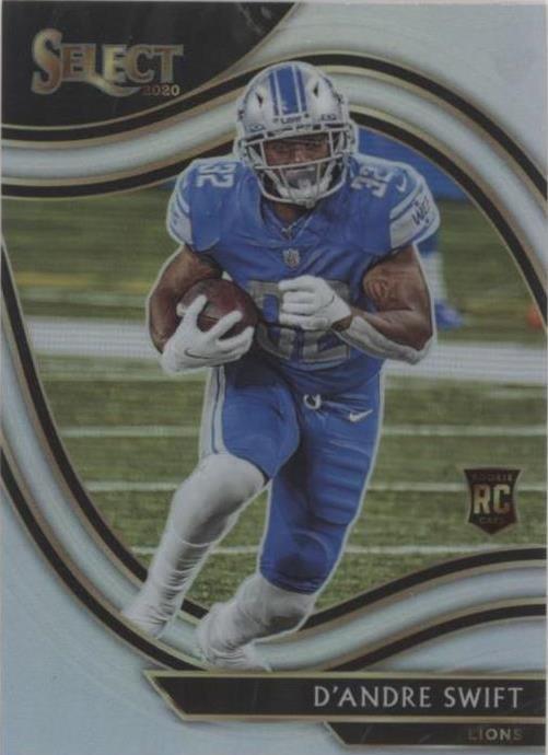 2020 Panini Select - Field Level D'Andre Swift #351 Silver Prizm (RC ...