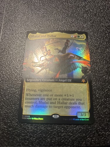 Shalai and Hallar (Extended Art) Commander: March of the Machine Foil ...