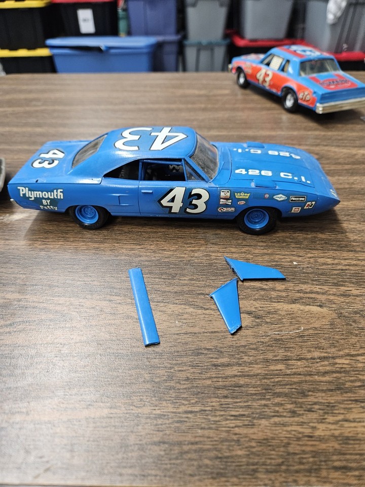 Vintage Built Jo-Han Richard Petty 1964 Plymouth Belvedere Model Kit ...