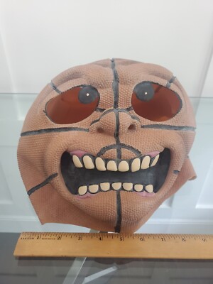 Vintage 1990's Easter Unlimited Basketball Head Halloween Mask | eBay