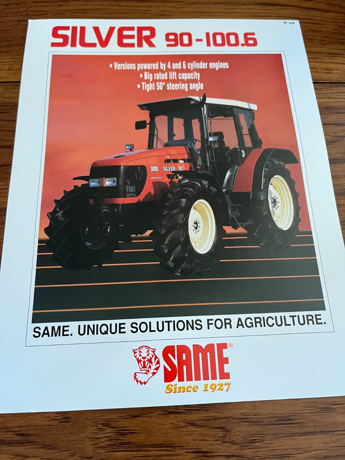 Same Silver 90 110.6 Tractor Brochure AMIL22 | eBay