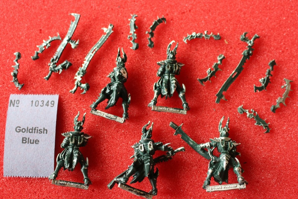 Games Workshop Warhammer 40K Dark Eldar Incubi Squad Metal Figures ...
