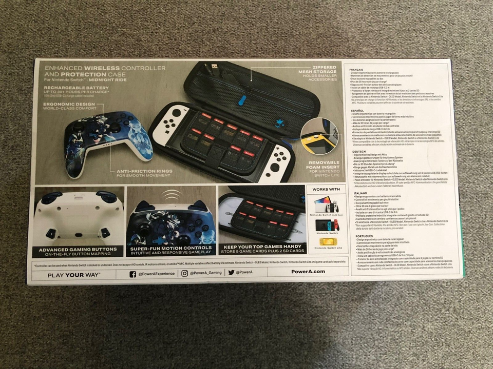 PowerA Wireless Zelda BOTW Controller and Protection Case For Nintendo ...