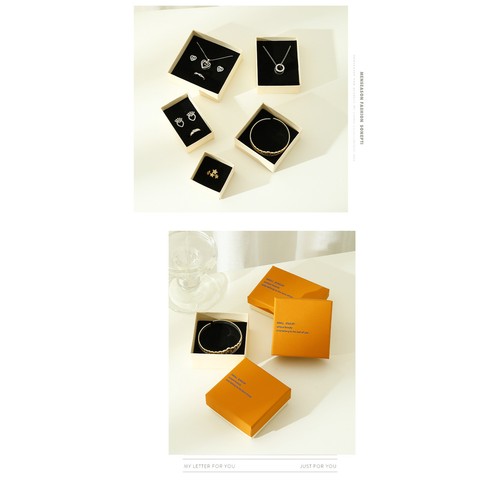 Royal Jewelry Box Paper Gift Box Storage for Ring Earring Necklace ...