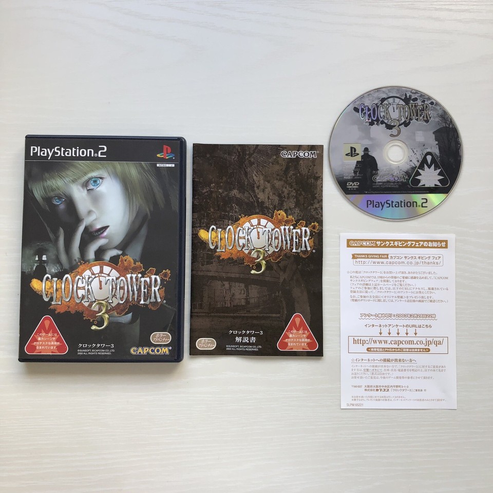 CLOCK TOWER 1 2 3 & Ghost Head PS1 PS2 set of 4 games Playstation Japan ...