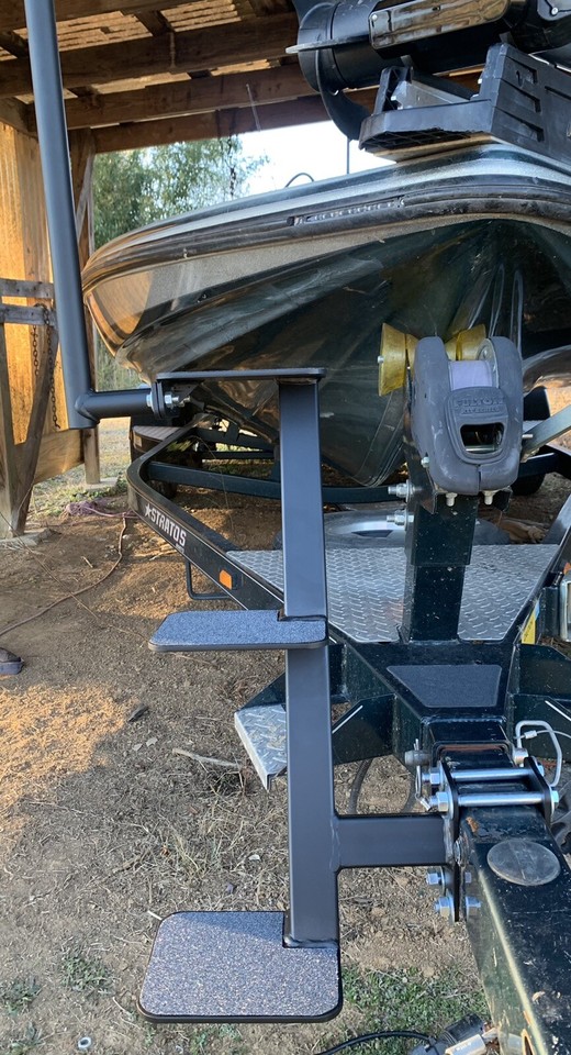 Omega Triple Step Bass Boat Trailer Steps MADE IN USA