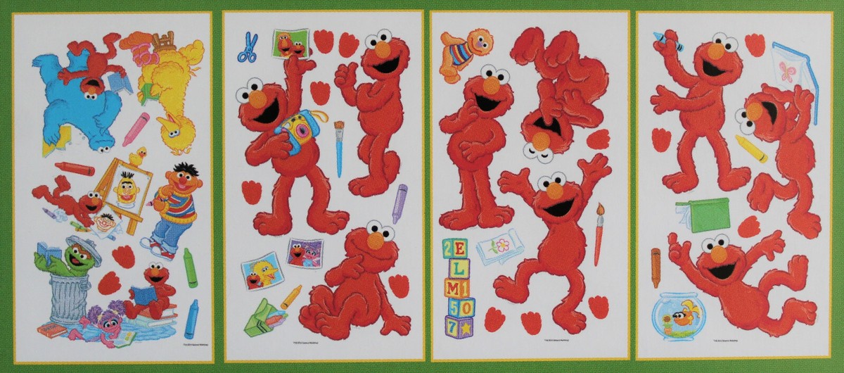 Imágenes En Alta Definición De Calcomanías De Pared De Elmo Elmo