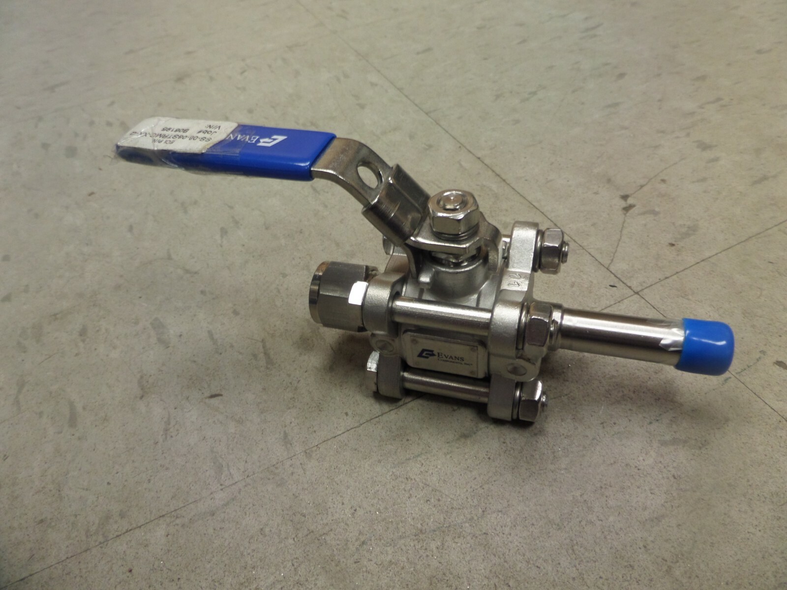 Evans Stainless Steel Ball Valve DN15-1/2" PN64-1000 SS-08-08STRMC-XX-Q ...
