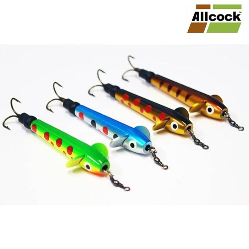 Allcock Metal Devon Minnow Spinner Lures - Salmon / Trout | eBay UK