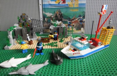 Lego 6558 Shark Cage Cove Classic Town Boot Figuren OVP | eBay.de