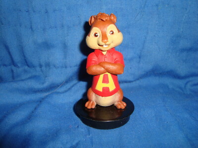 2011 Alvin and Chipmunks Snapco Movie Cup topper PVC Figure 3" | eBay
