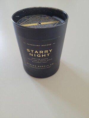 STARRY NIGHT Ethics Supply Co Fireside Starlight Candle 10 oz Beach ...