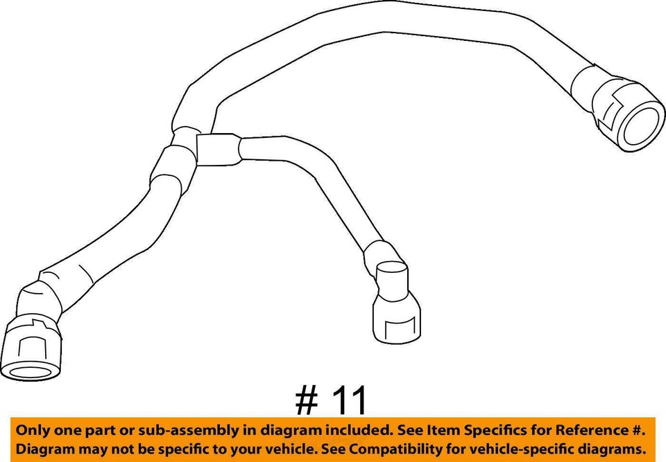 GM OEM 16-24 Cruze,Malibu EngineTransaxle Air Intake-Pcv Tube 12640659 ...