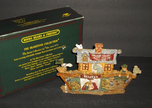 1995 Boyds Bears Bearstone Collection SS Noah The Ark New in Box | eBay