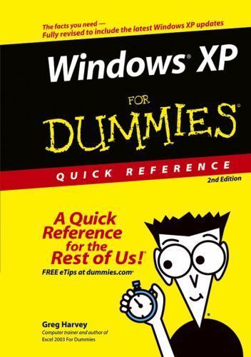 Windows XP for Dummies Quick Reference by Harvey, Greg 9780764574641| eBay