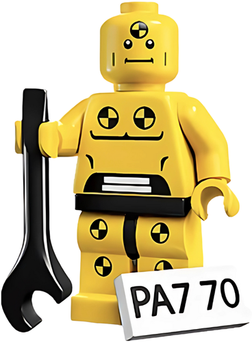 LEGO Series 1 Demolition Dummy Minifigure (8683) New Retired ...