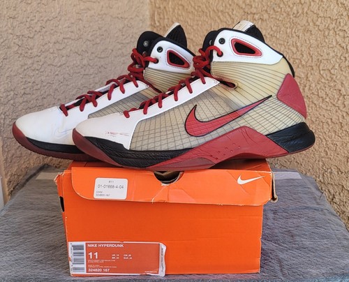nike hyperdunk 2008 Size 11 White Red Black | eBay