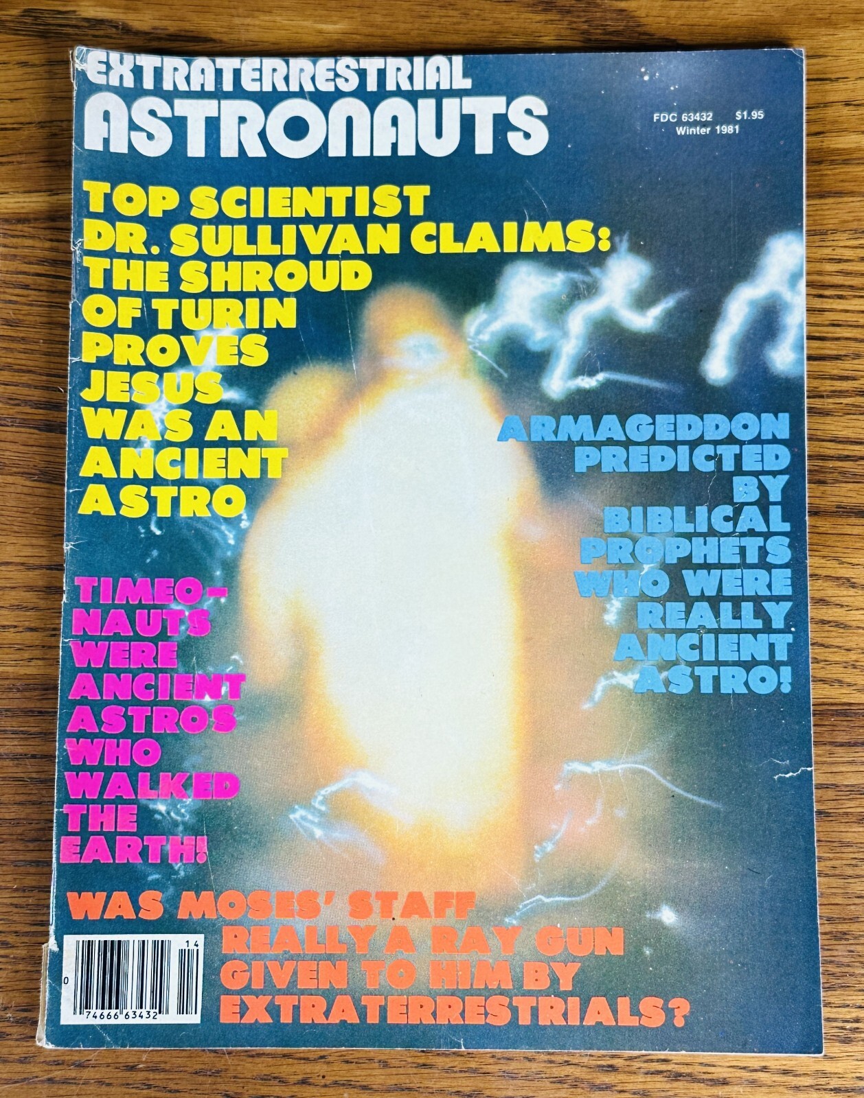 EXTRATERRESTIAL ASTRONAUTS MAGAZINE Winter 1981 UFO ALIENS VTG Shroud ...