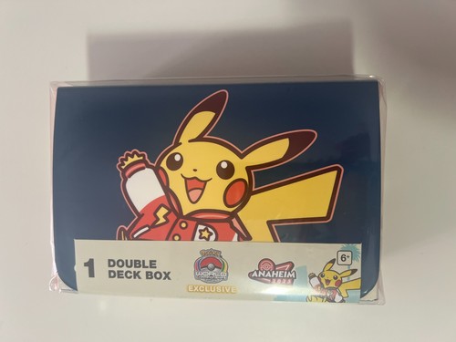 Pokemon TCG: World Championship Anaheim 2025 Double Deck Box Pikachu Exclusive | eBay Australia