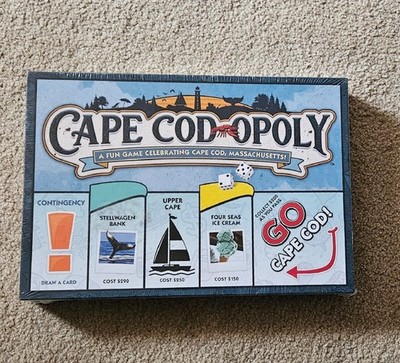 Cape Codopoly Board Game Cape Cod Massachusetts Made In USA NEW SEALED ...