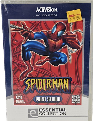 Spiderman - Print Studio - PC CD ROM - Marvel - Activision - New ...
