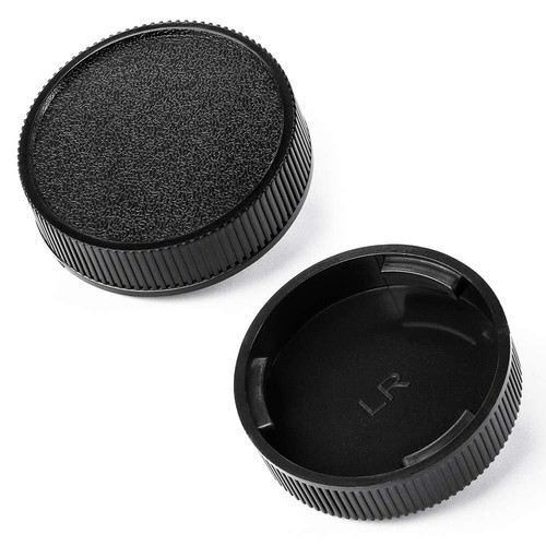 Body Cap and Lens Rear Cover Replacement Set for Leica R-Mount LR Lens ...