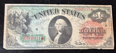1869 $1 US Treasury Note Rainbow Note Large Note | eBay
