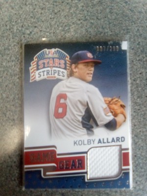 kolby allard 2015 Panini USA Baseball Stats& Stripes Rookie Jersey Card ...