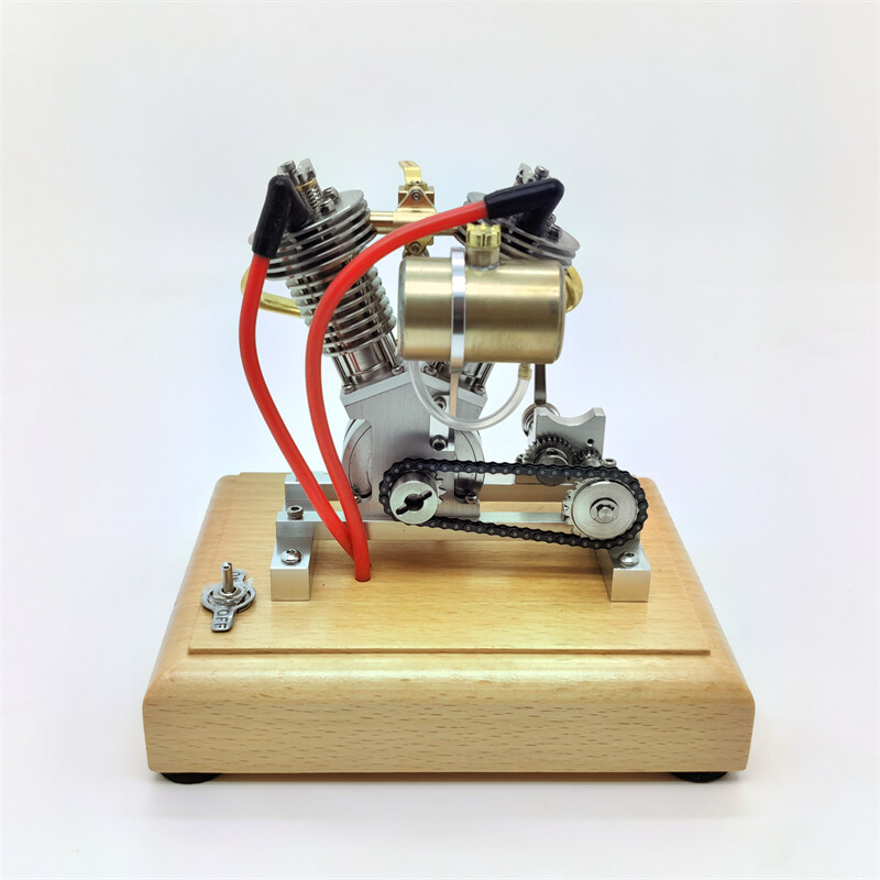 ENGINEDIY H08 Hoglet OHV V-Twin 4-Stroke Gasoline Motorcycle Engine ...