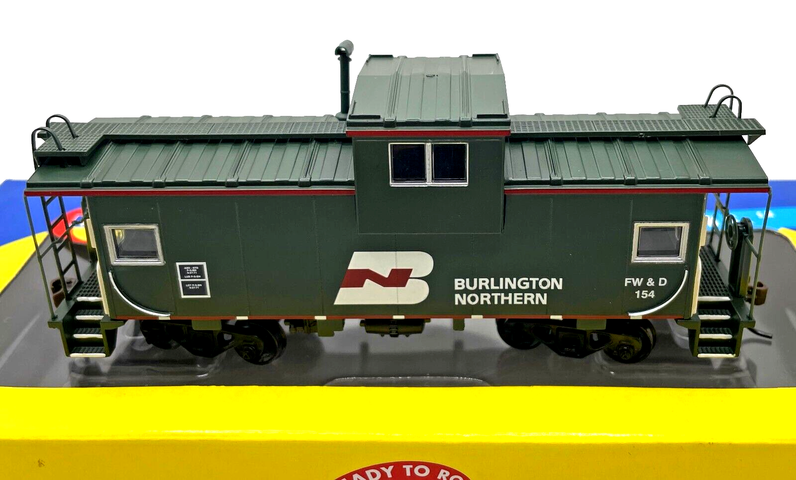 HO ATHEARN 7502 WIDE VISION CABOOSE BURLINGTON NORTHERN EXECUTIVE BN FW ...