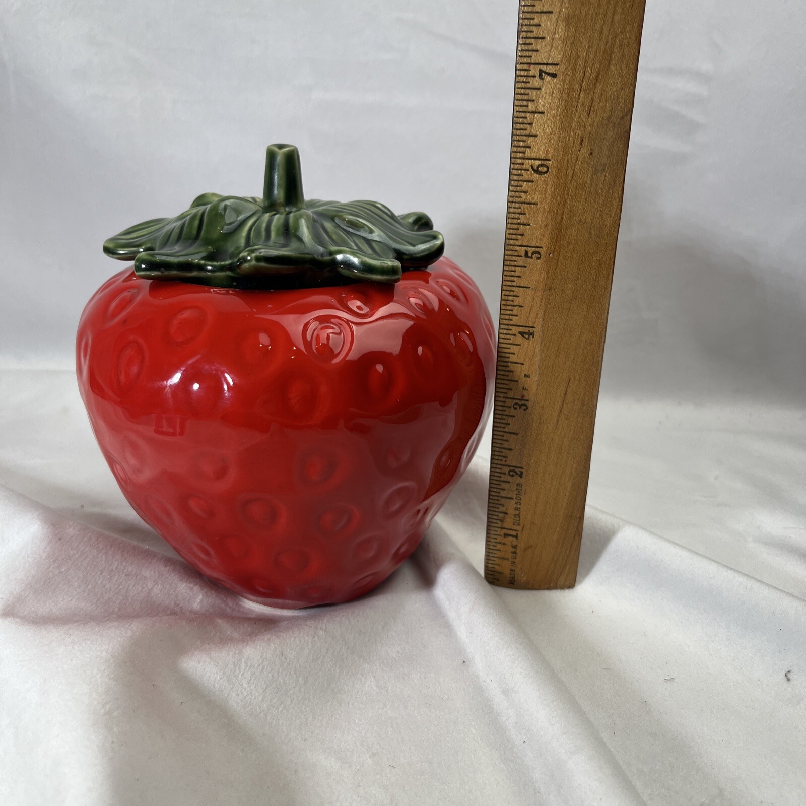 Vtg House Of Webster Ceramic Strawberry Cookie Jar Canister | eBay