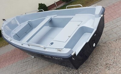 SILVER Yacht 405 II S GFK Angel Ruder Motor Boot Kurzschaft Gleiter NEU ...