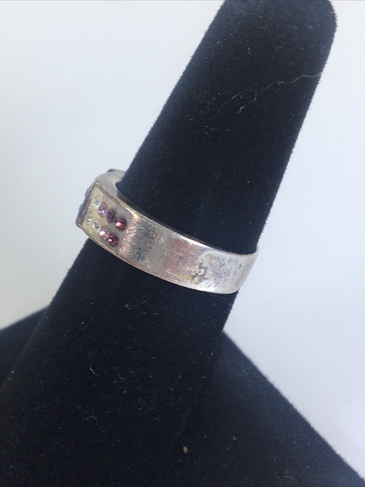 Vintage Sterling Silver 925 Signed Color Rhinestones … - Gem