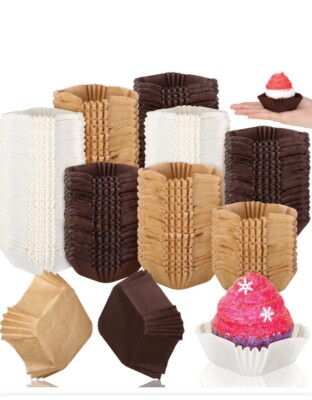 2400 Pcs Cupcake Liners Greaseproof Paper Muffin Liners Baking Cups | eBay