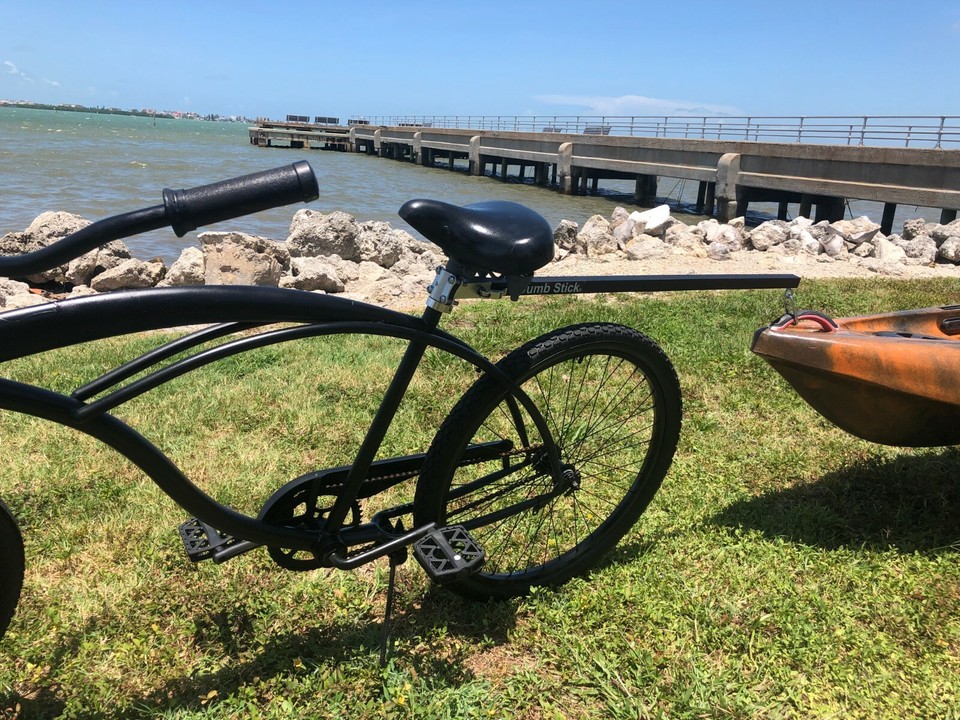 Kayak Tow Bar, Bicycle Tow Bar, SUP, Canoe Trailer, Dumb Stick Xtreme ...