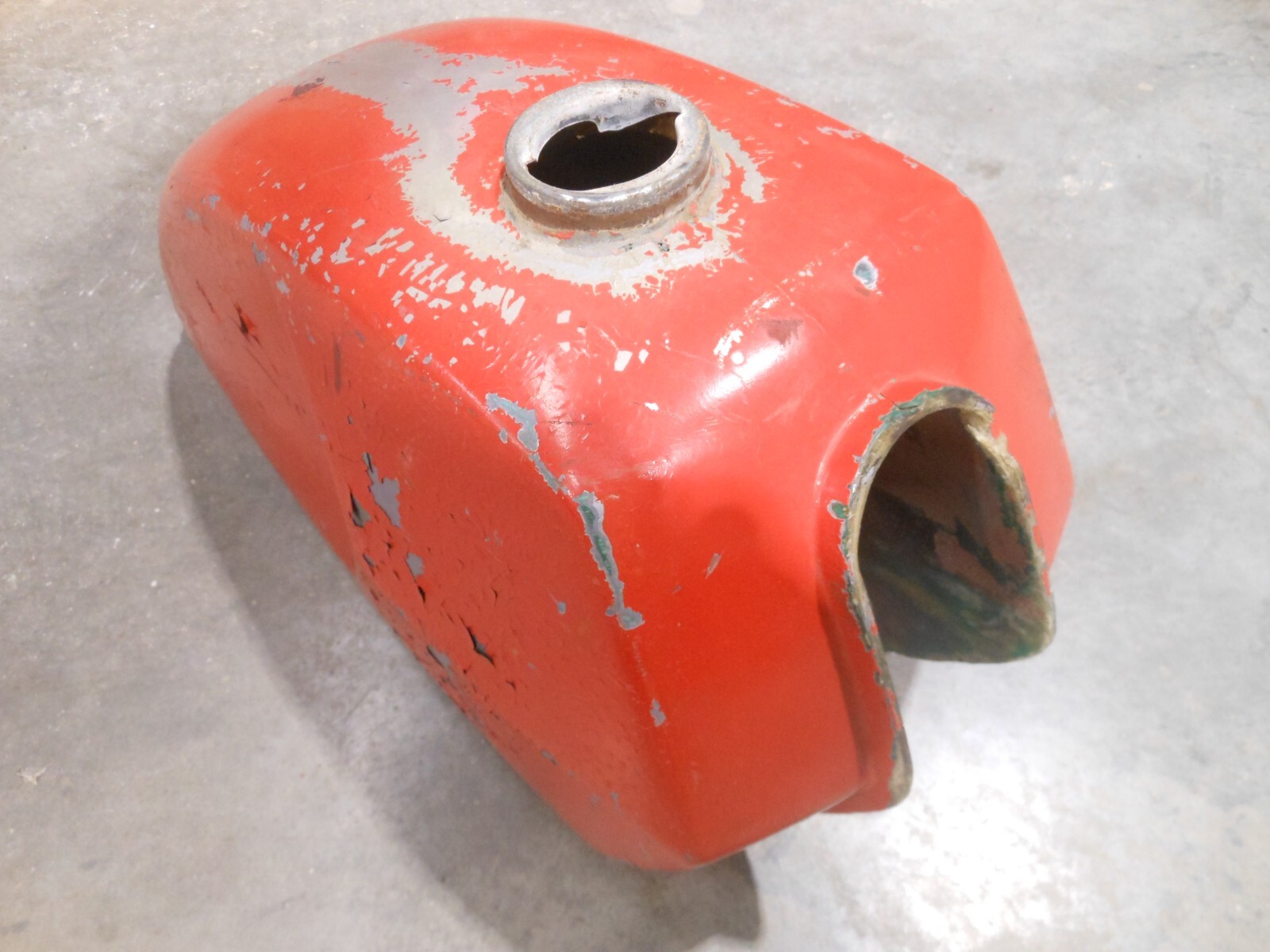 KTM Penton Fiberglass Green Gas Tank Petrol Reservoir 1971-1973 Sachs ...