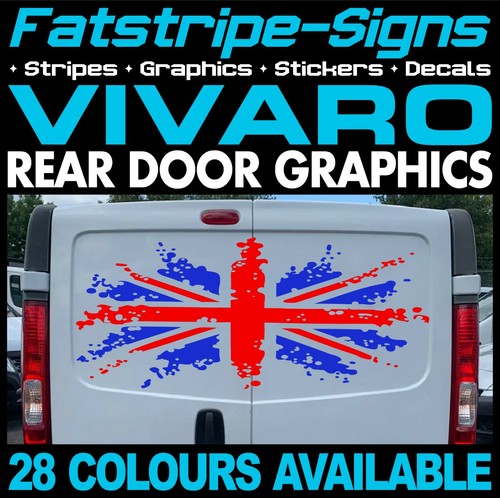 to fit VAUXHALL VIVARO UNION JACK FLAG GB BRITISH CAMPER VAN STICKERS ...