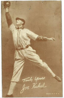 1939-46 Exhibit Salutations Joe Kuhel NNO | eBay