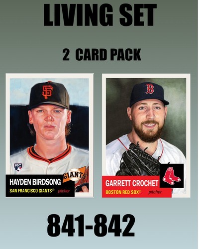 💥HAYDEN BIRDSONG / GARRETT CROCHET💥Topps Living Set 841-842 PRESALE | eBay