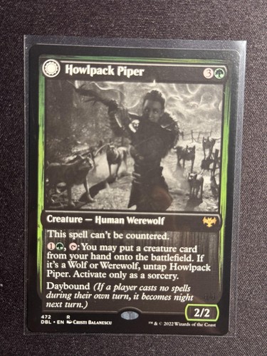 Innistrad: Double Feature Howlpack Piper #472 MTG NM | eBay